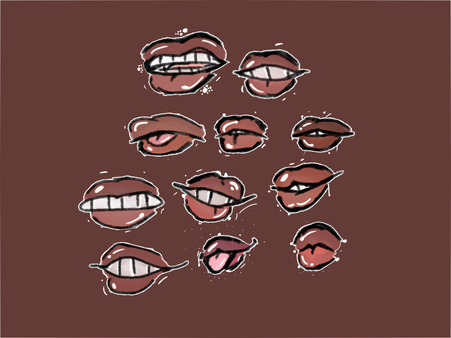 lip practice KacyL_Demon - Illustrations ART street
