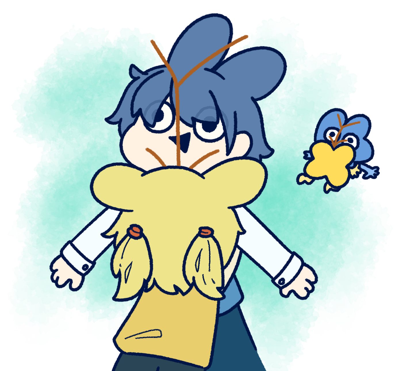 Four and X! a big coconut - Illustrations ART street