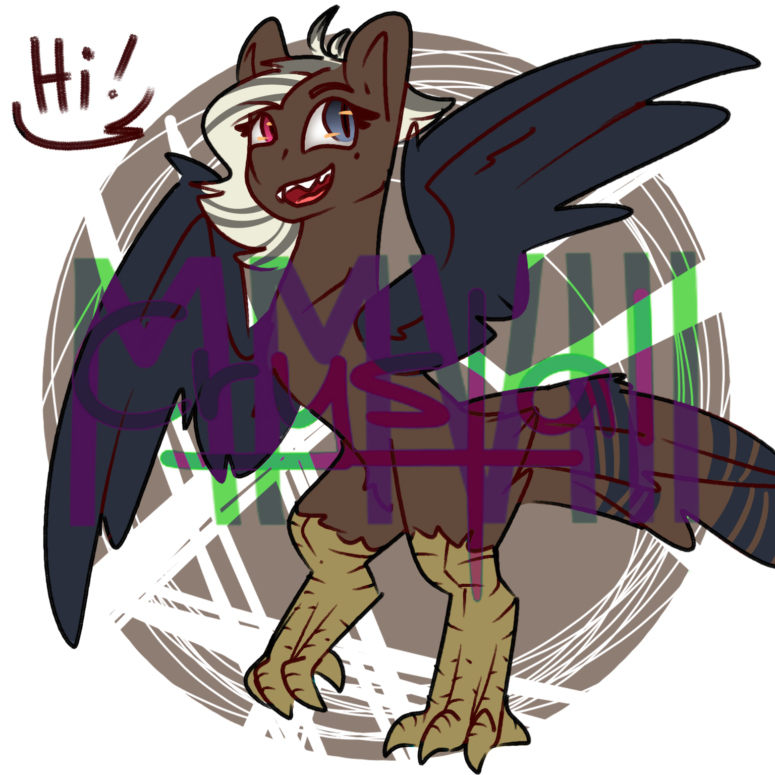 New oc Ibona the Harpony LavendurX163 - Illustrations ART street