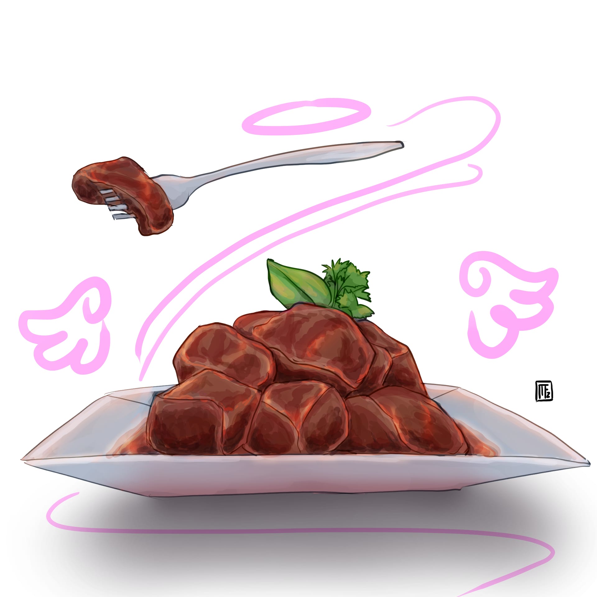 Rendang Sapi Iruhas - Illustrations ART street