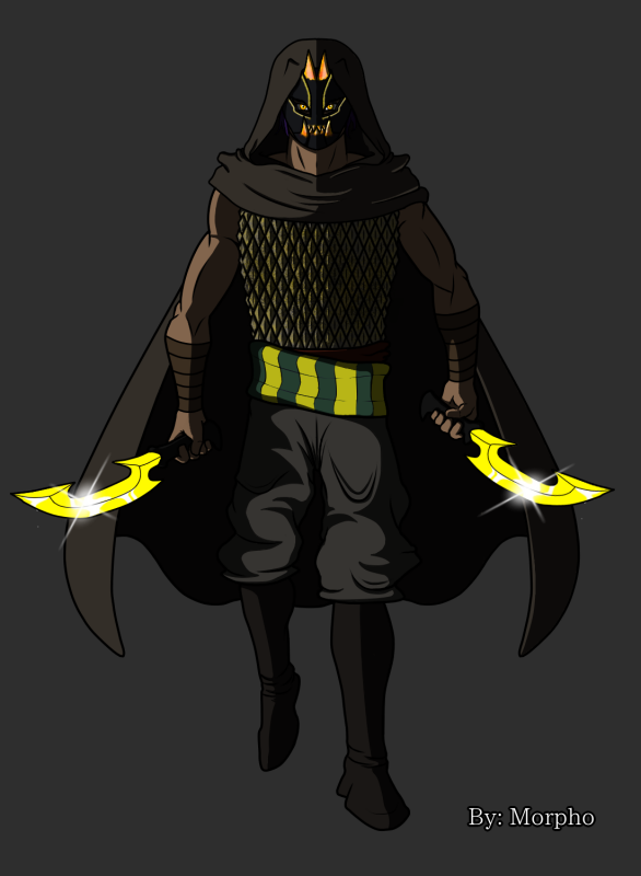 Demon of the Golden Scales Morpho - Illustrations ART street