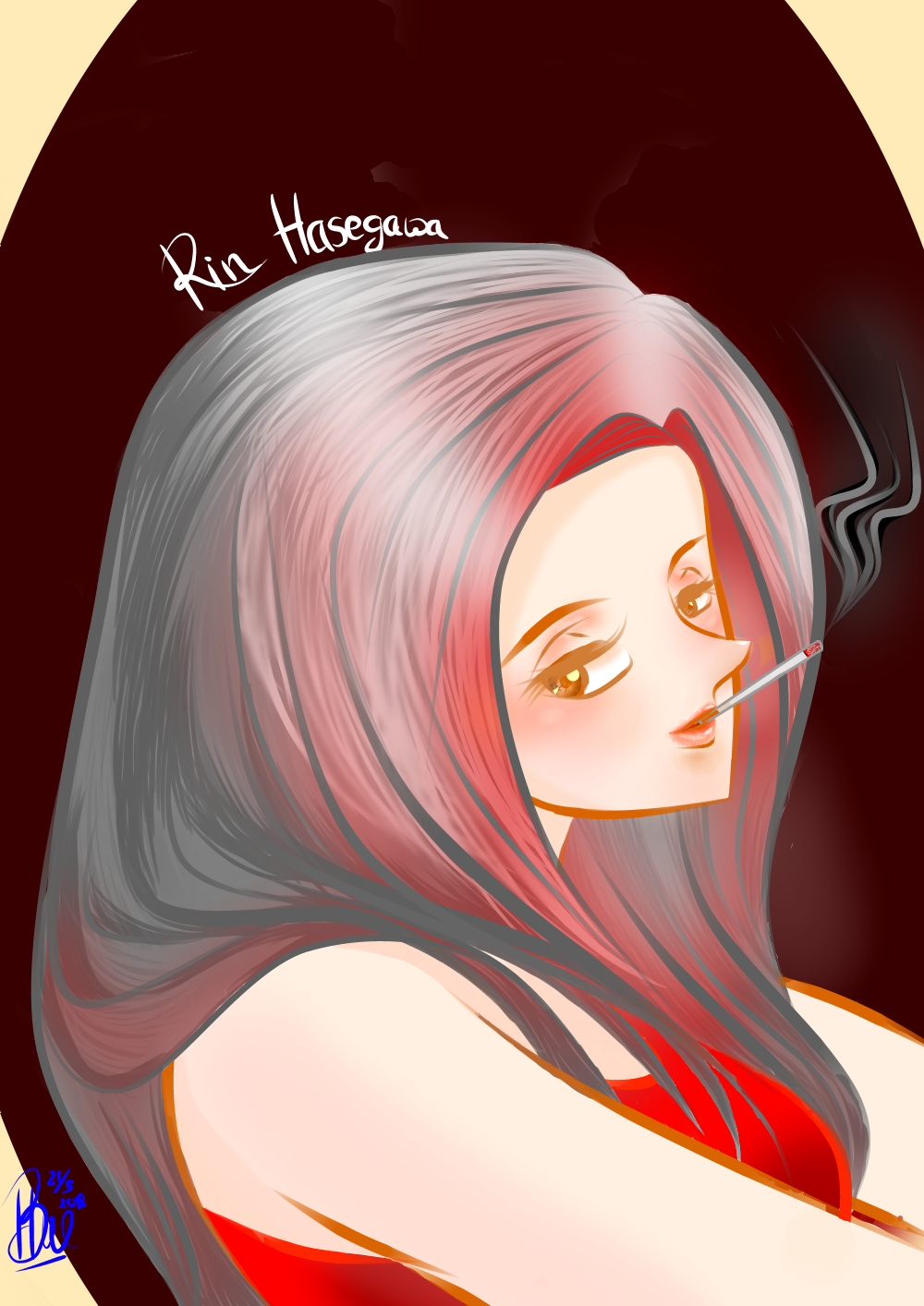 Dear Friend's OC : Rin Hasegawa MercyBlue - Illustrations ART street