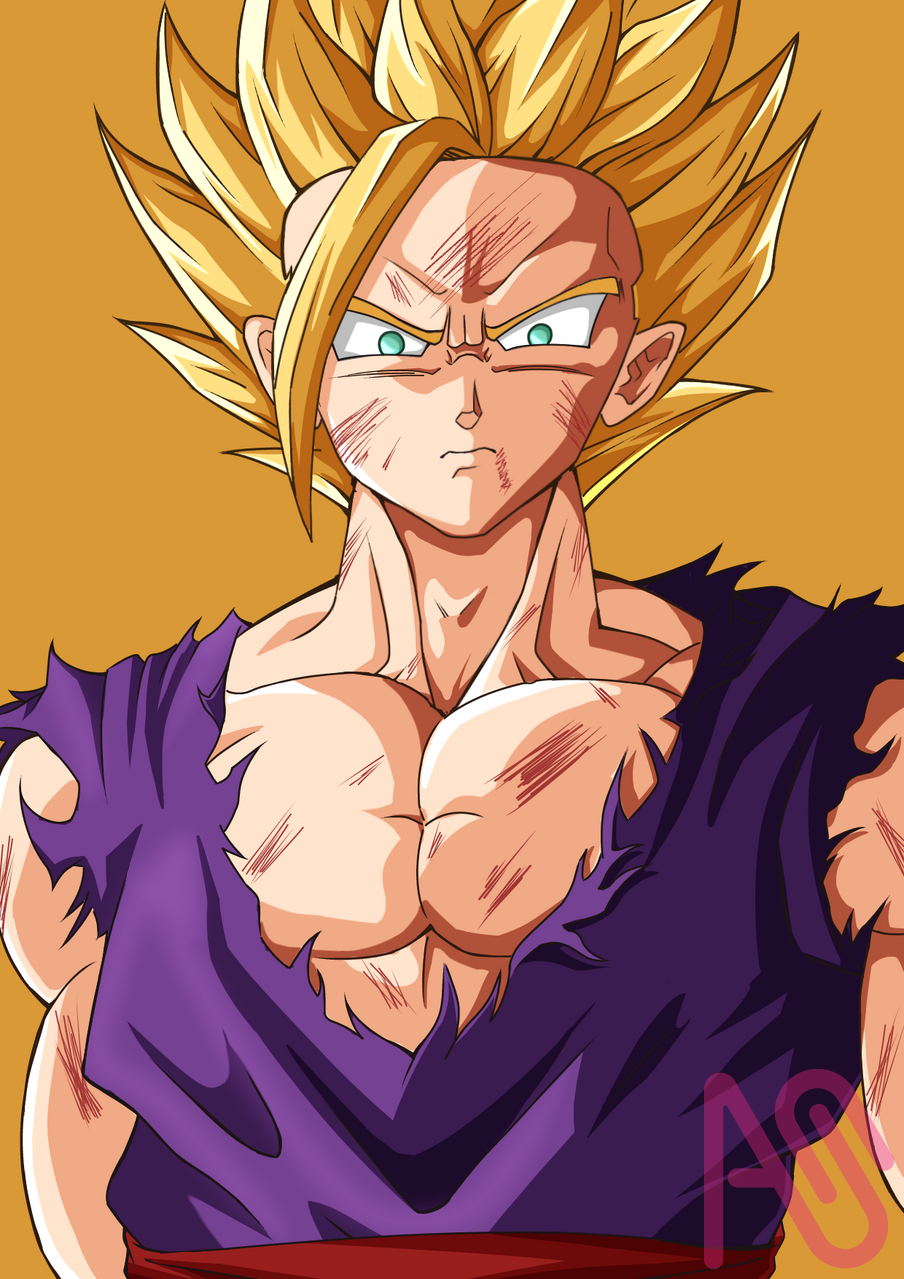 Desenho De Gohan Ssj SSJ 3 Gohan, Dragon Ball, Dragon Ball Dokkan