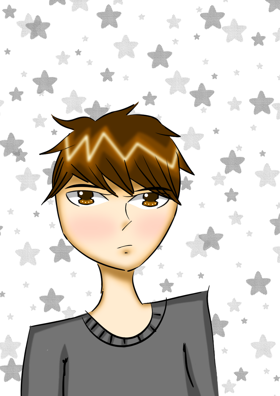 Boy 1 Introverted_Orange - Illustrations ART street