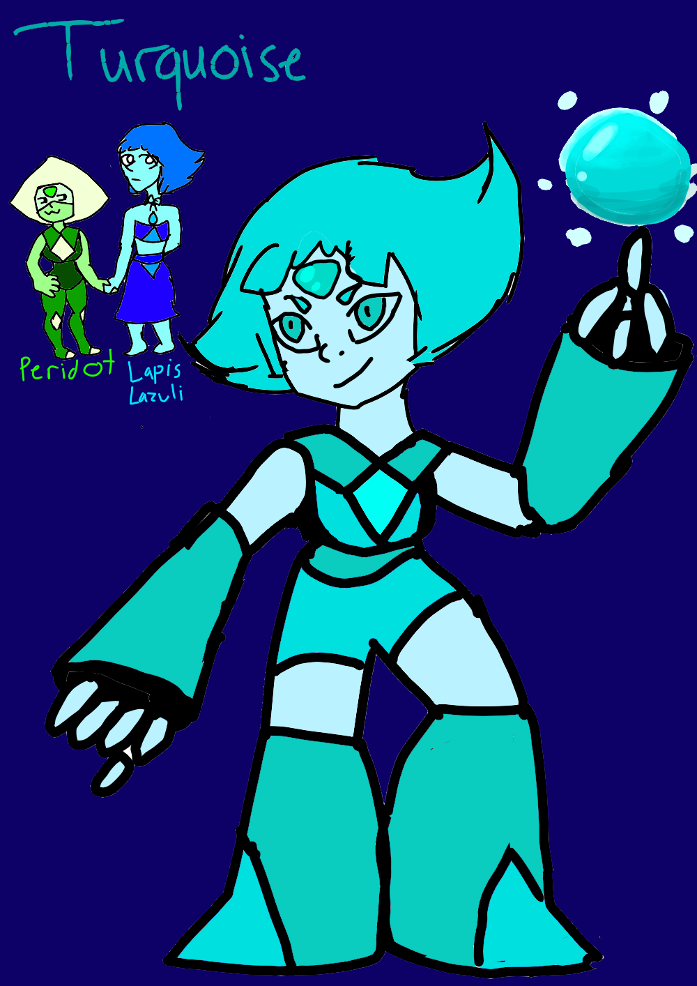 Turquoise Wind Fish - Illustrations ART street