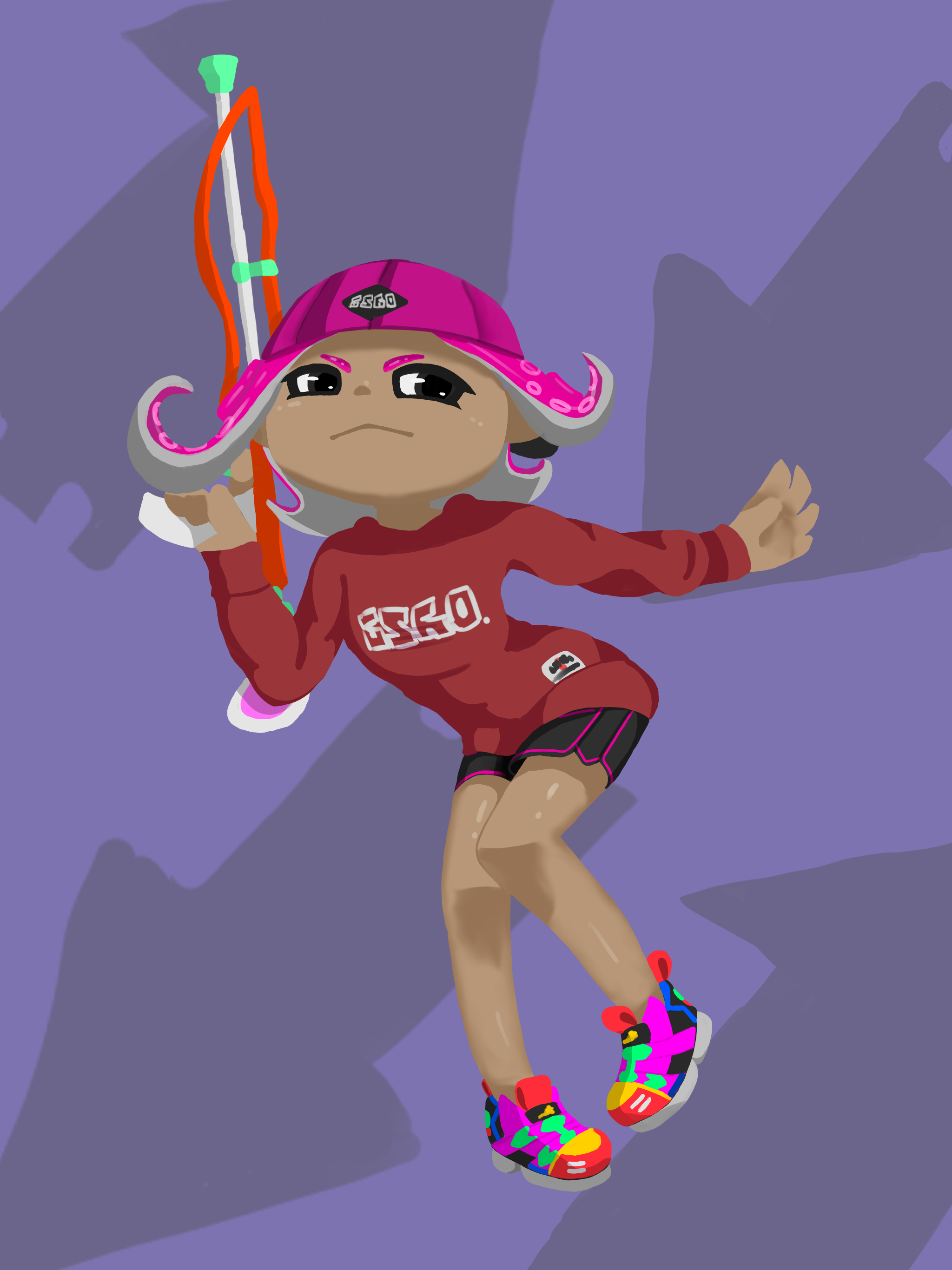 octoling monotone - Illustrations ART street