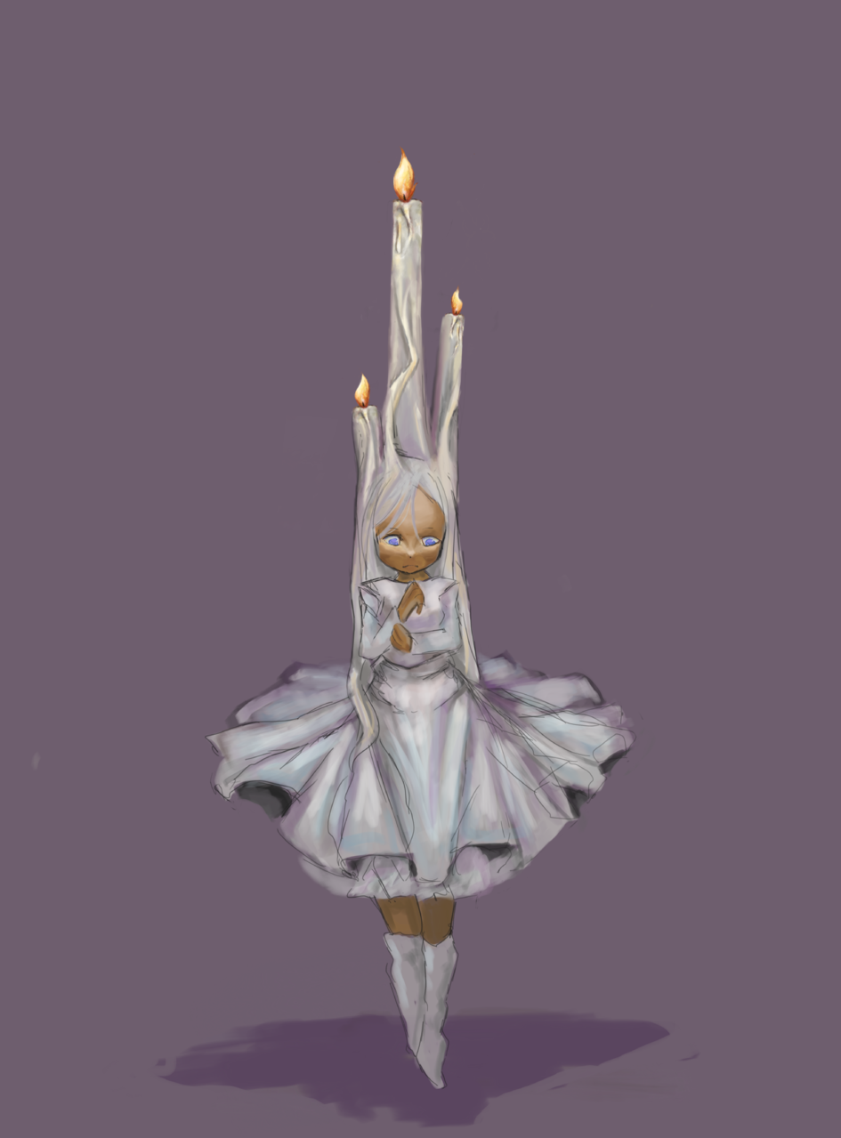 Candle girl! soupeater - Illustrations ART street