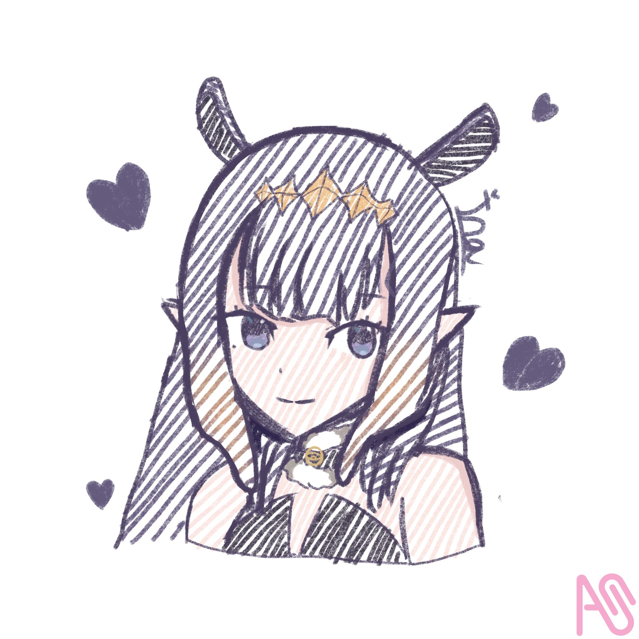 Ninomae Ina’nis Eva and Luffy the cats - Illustrations ART street