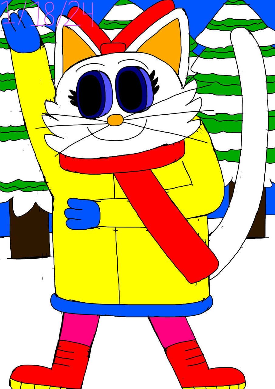 Laura with her Winter Gear｜NaimahTaylor's Topic｜ART street