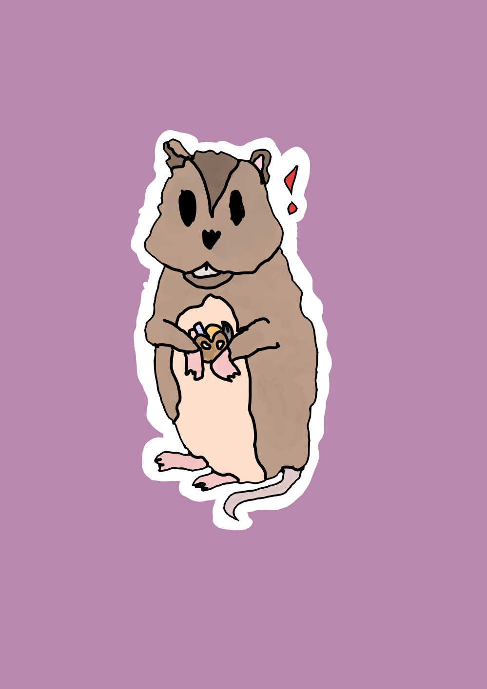 Hamster Thief OddKidMarjie - Illustrations ART street