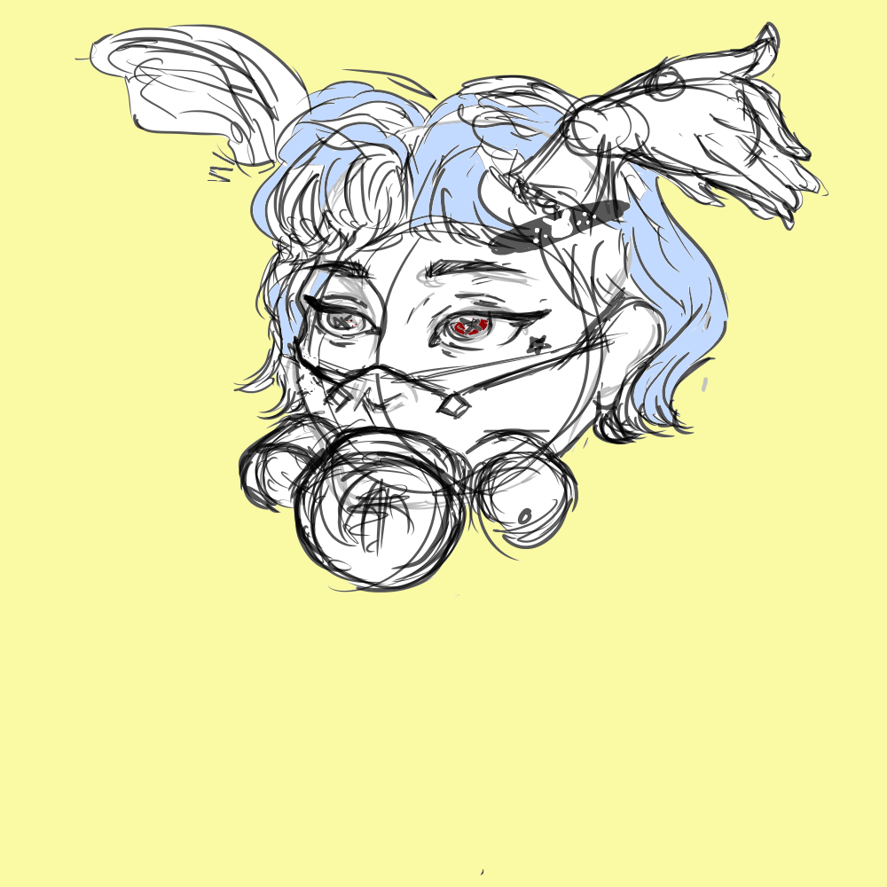 #inktober bLUFF & pLUFF (pls, wear ur mask) zo0k - Illustrations ART street