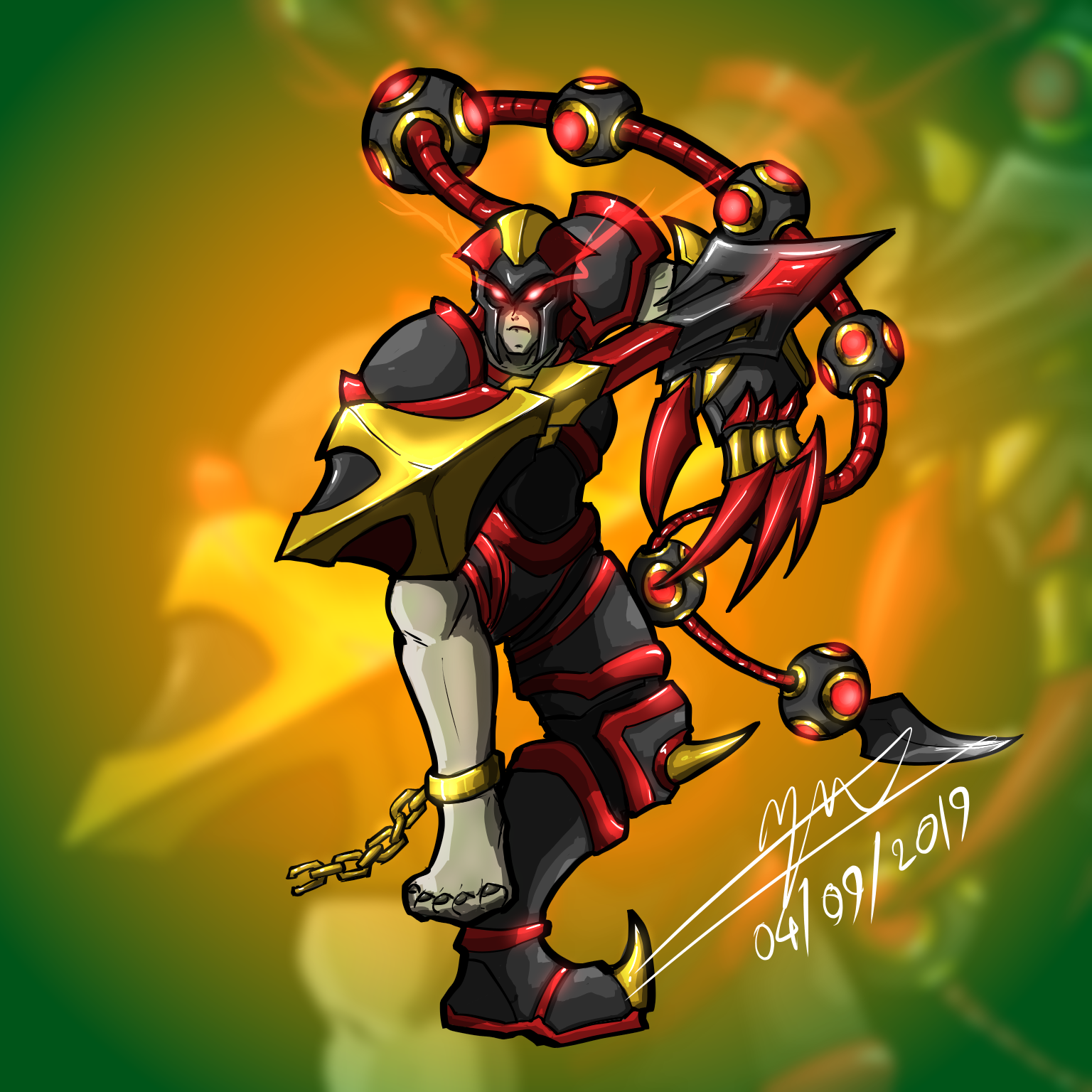 Quatorian the Black Prison Knight Karlima Artist - Illustrations ART street