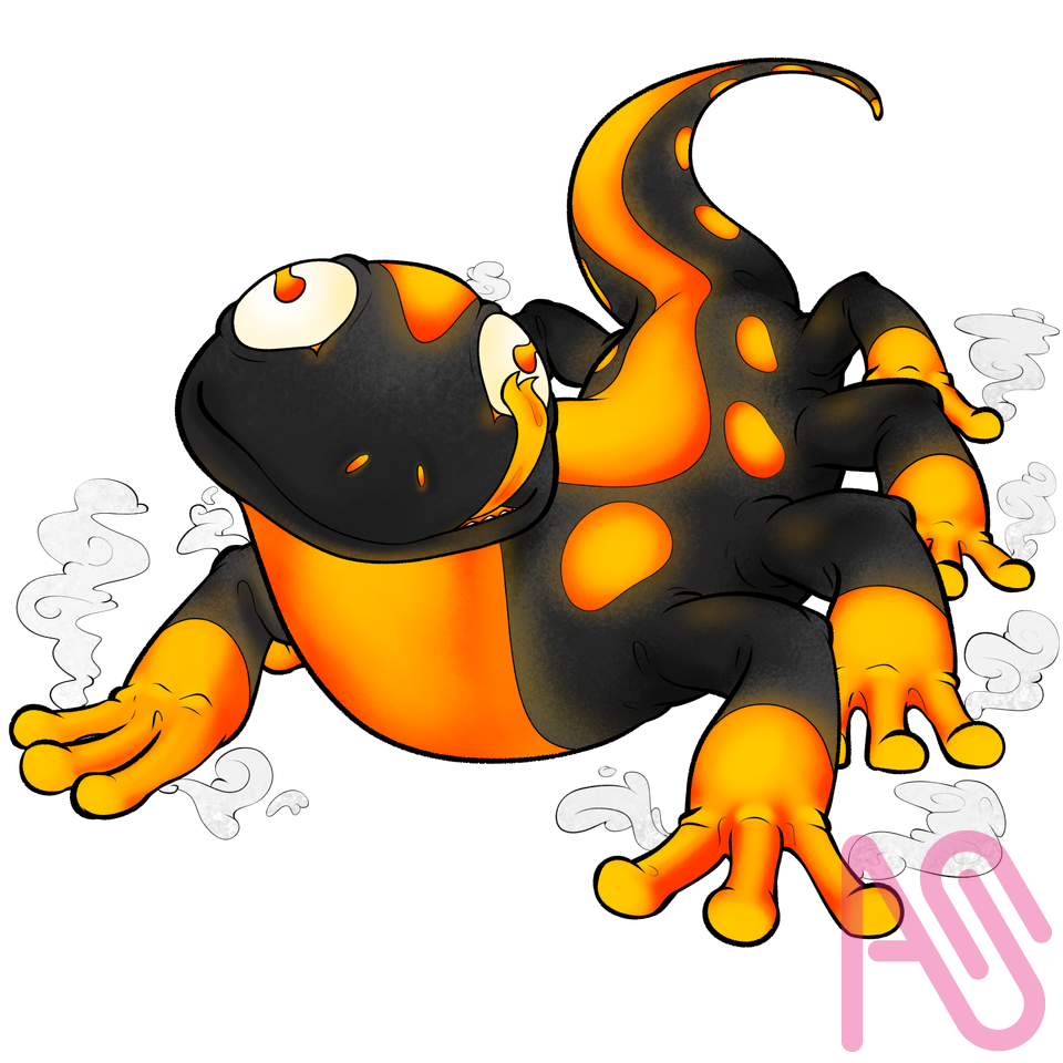 lava salamander calderon - Illustrations ART street