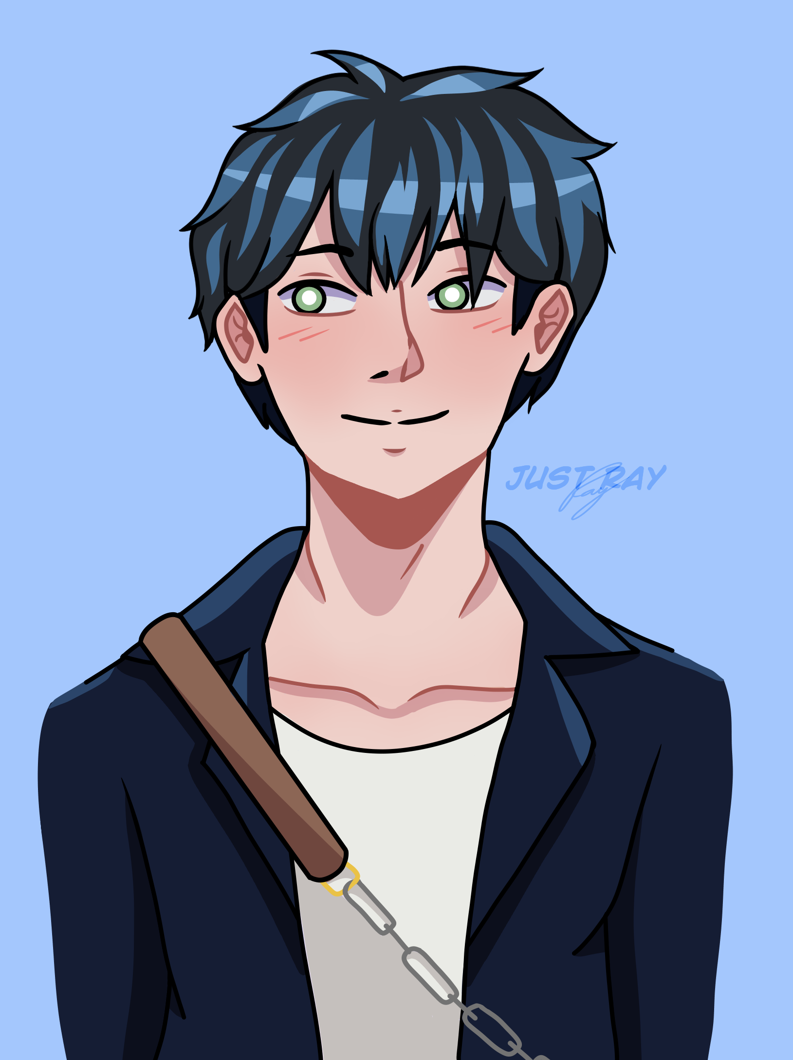 Hirokazu's Portrait Just Ray - Illustrations ART street