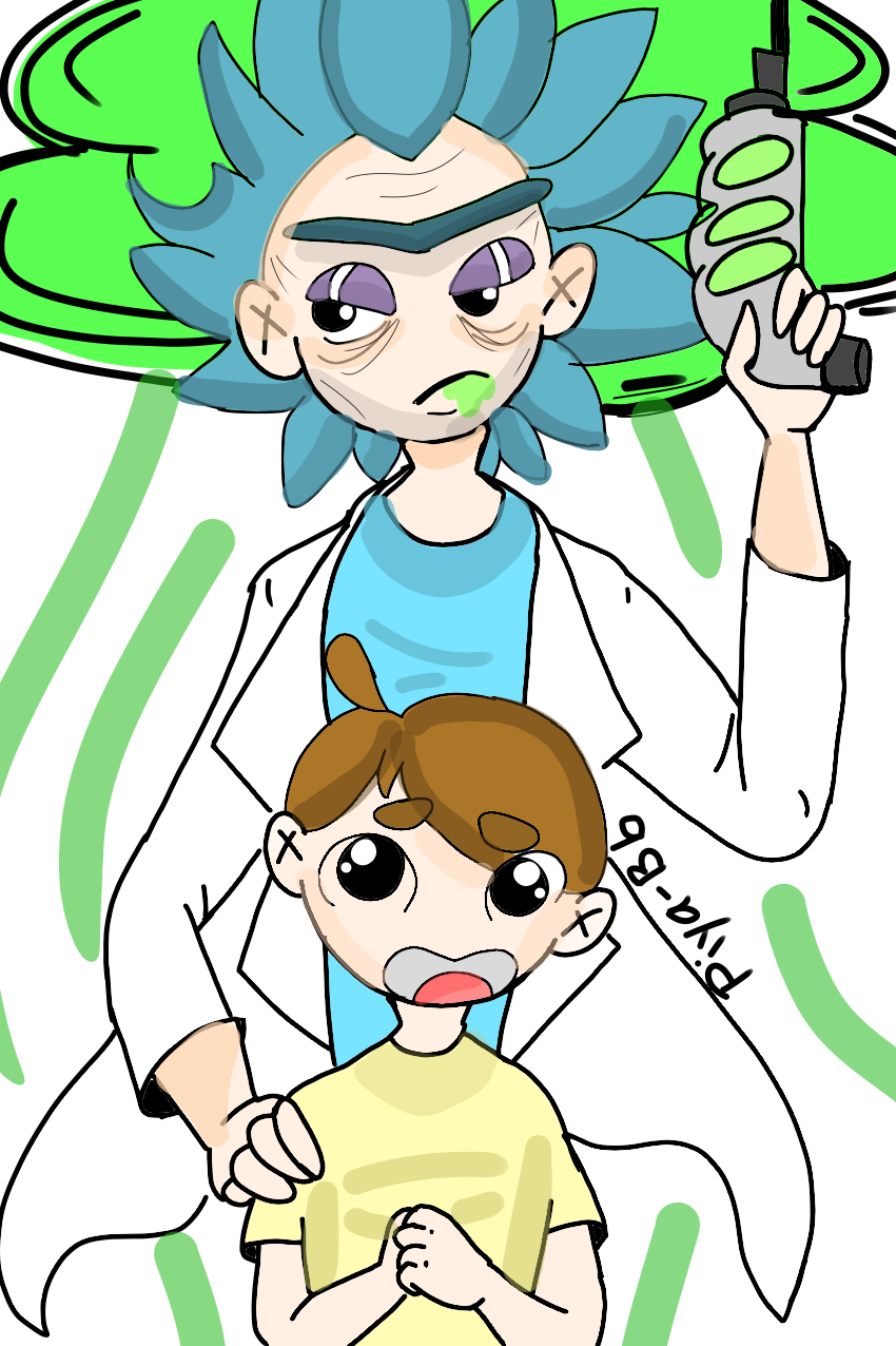 Rick and Morty🚀 Frida Bb🌻 - Illustrations ART street