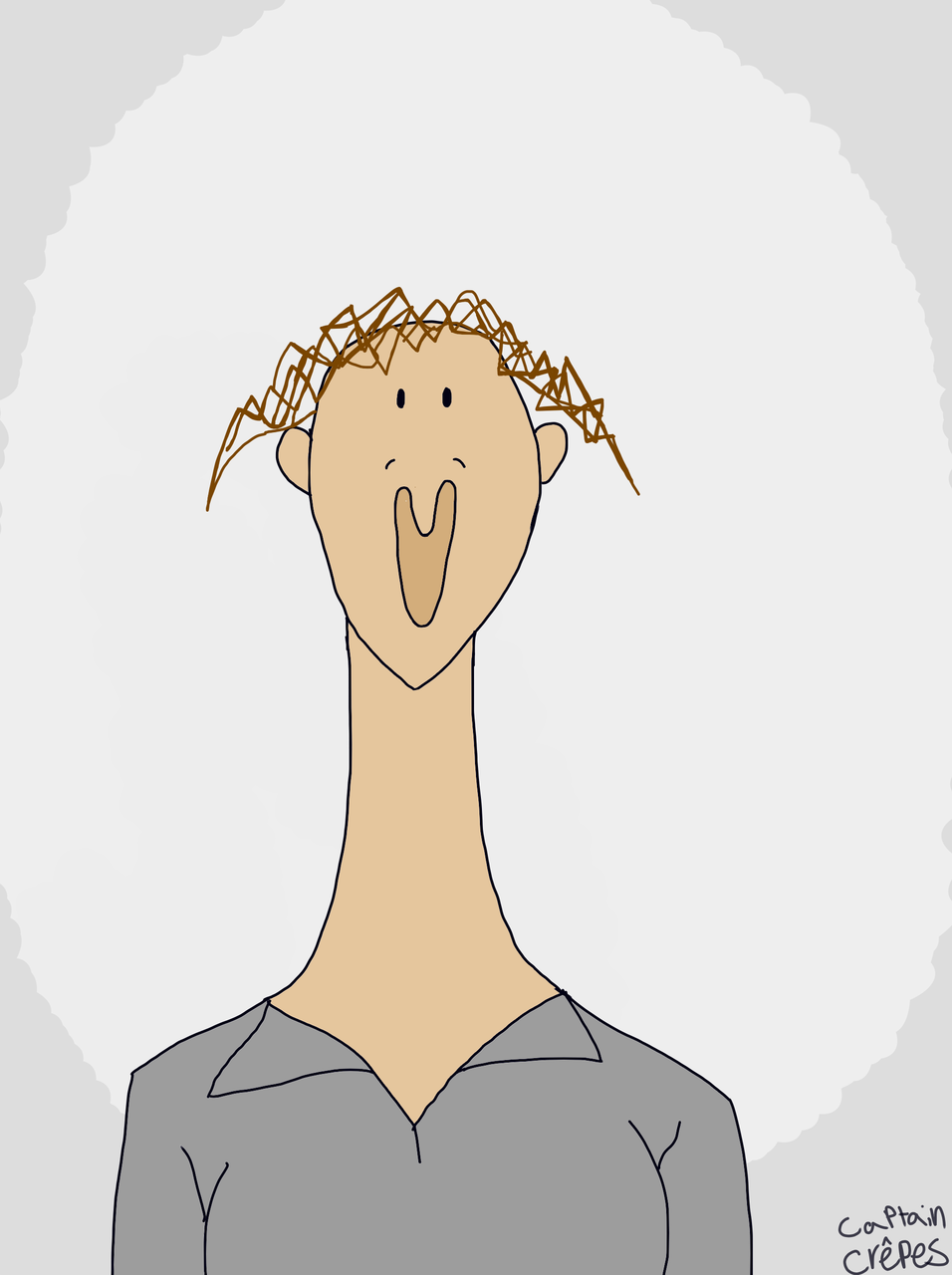 My Beautiful Portrait Captain Crêpes - Illustrations ART street