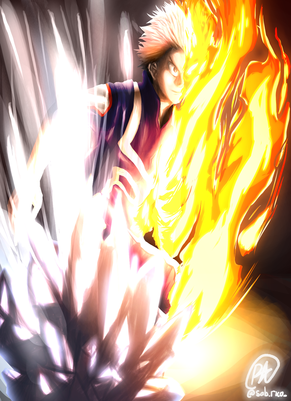 Todoroki Shoto shiro-sensei - Illustrations ART street