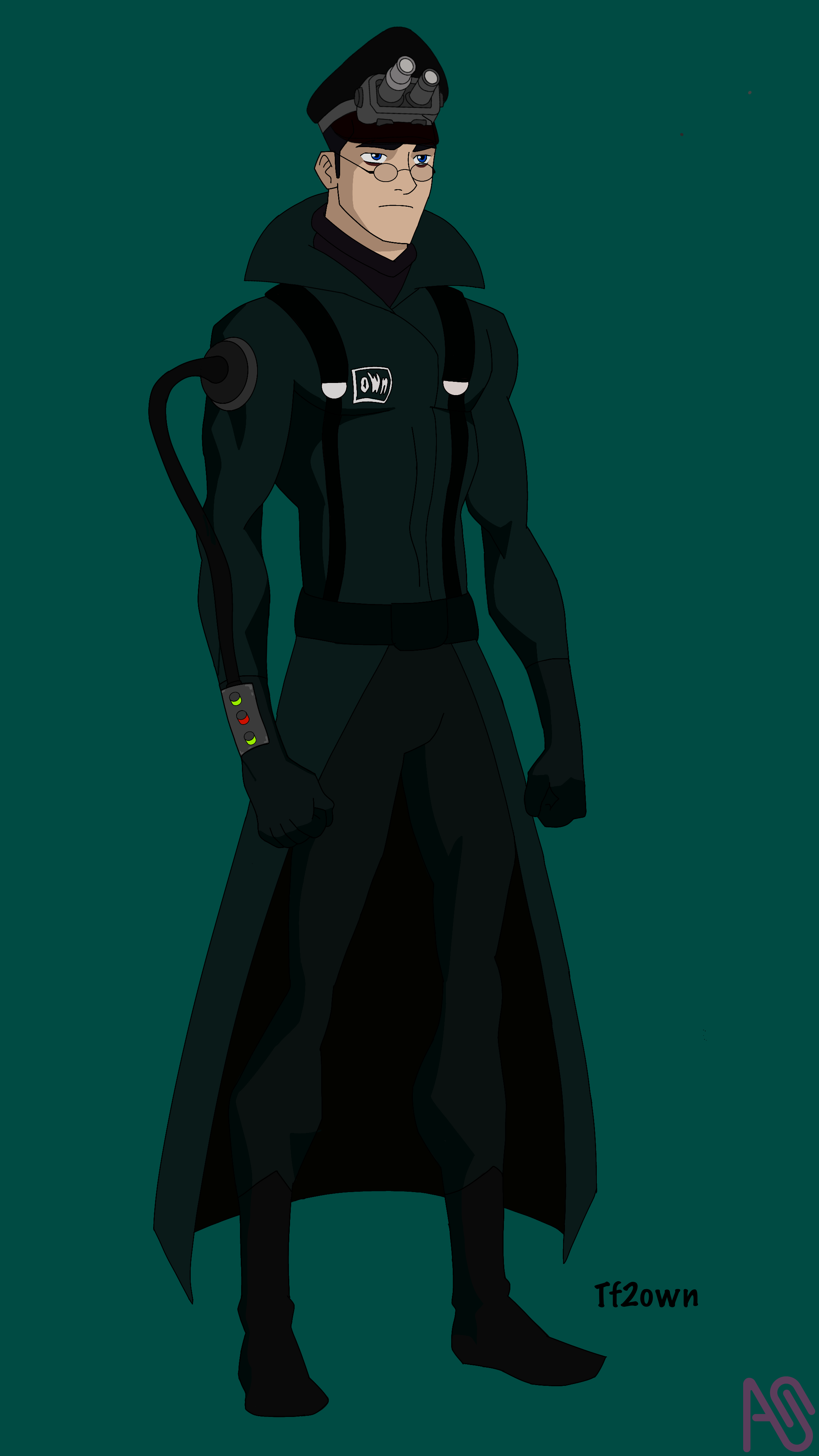 Blaze Hazard (o.W.n Medic) cartoon model tf2own - 插图 ART street