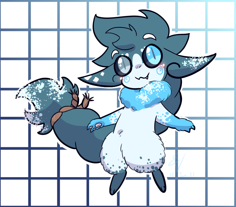 An ice sprite Evionit - Illustrations ART street