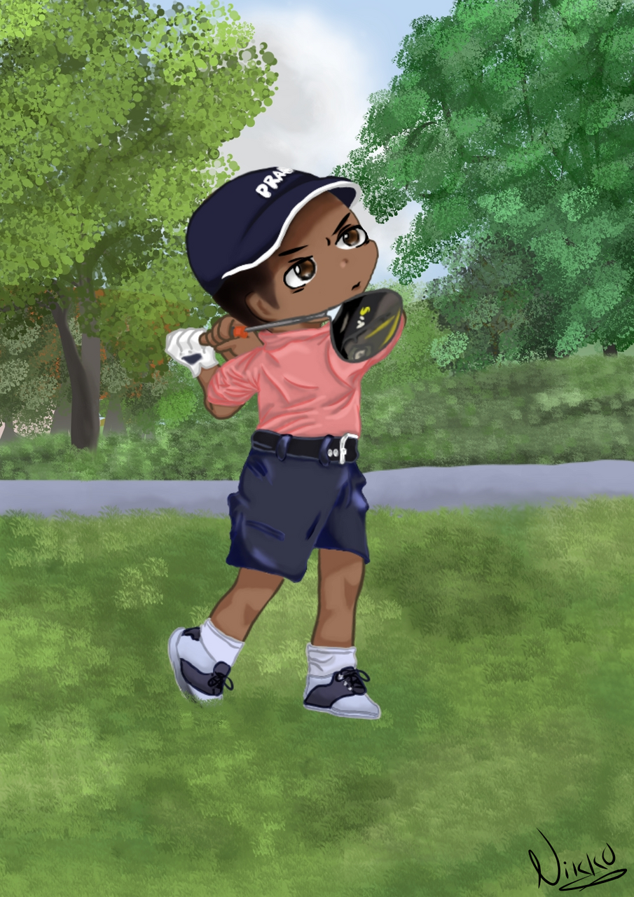 Jugador de golf Nikko Hasuki - Illustrations ART street