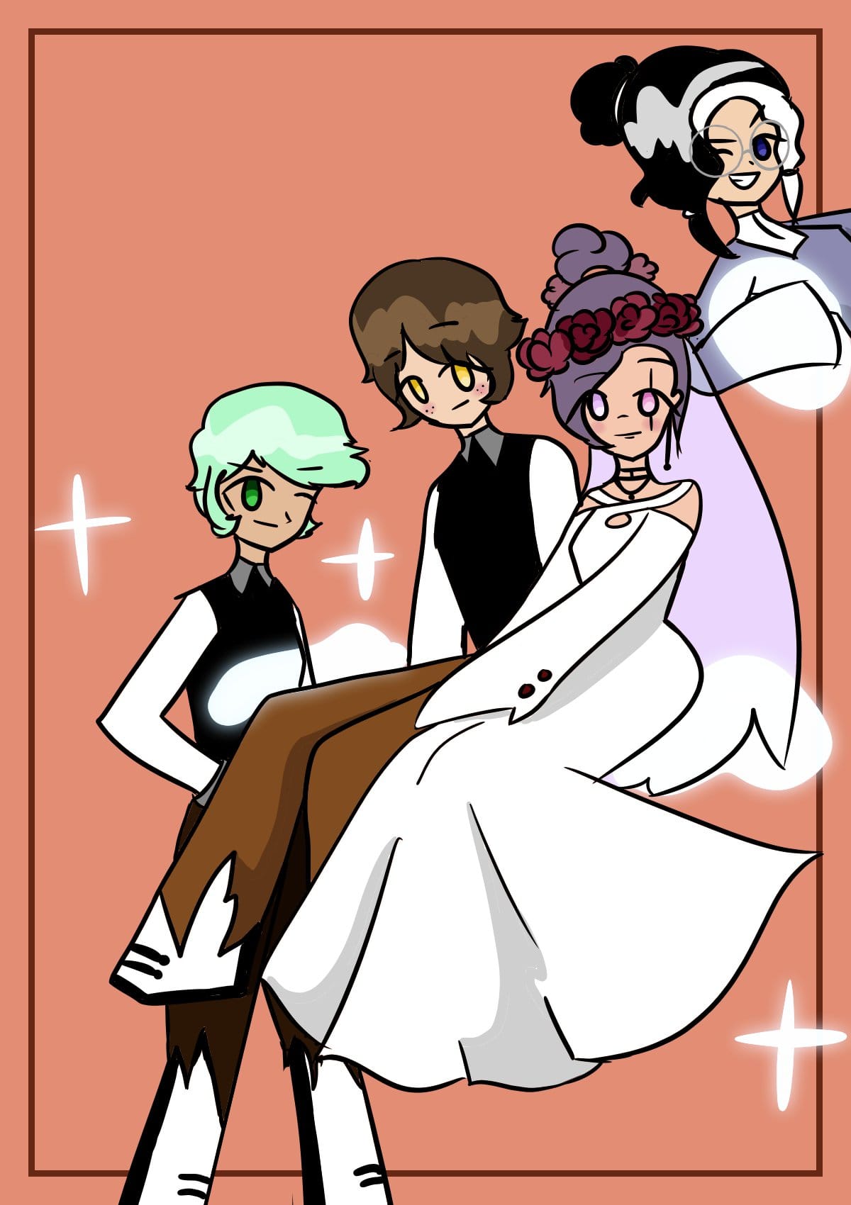 How to destroy a Wedding Merriah - Illustrations ART street