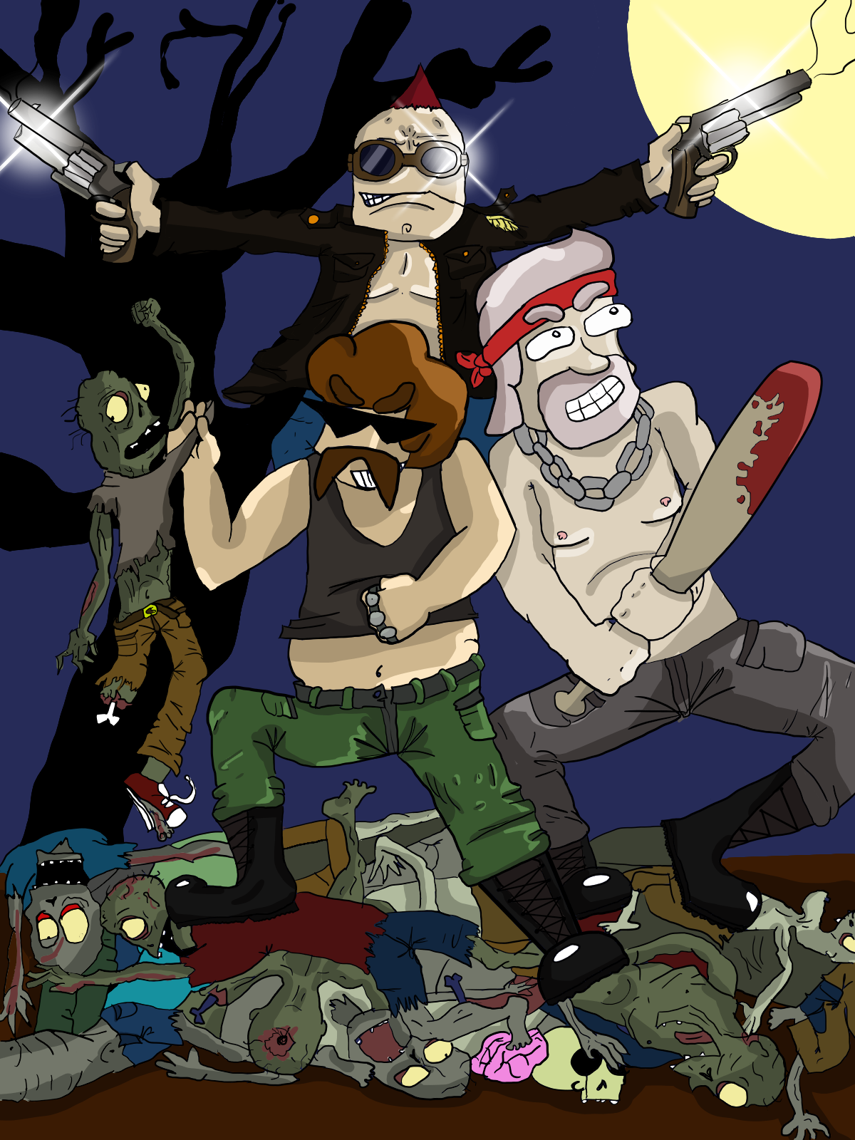 Zombie roadrage tang.lb - 插图 ART street