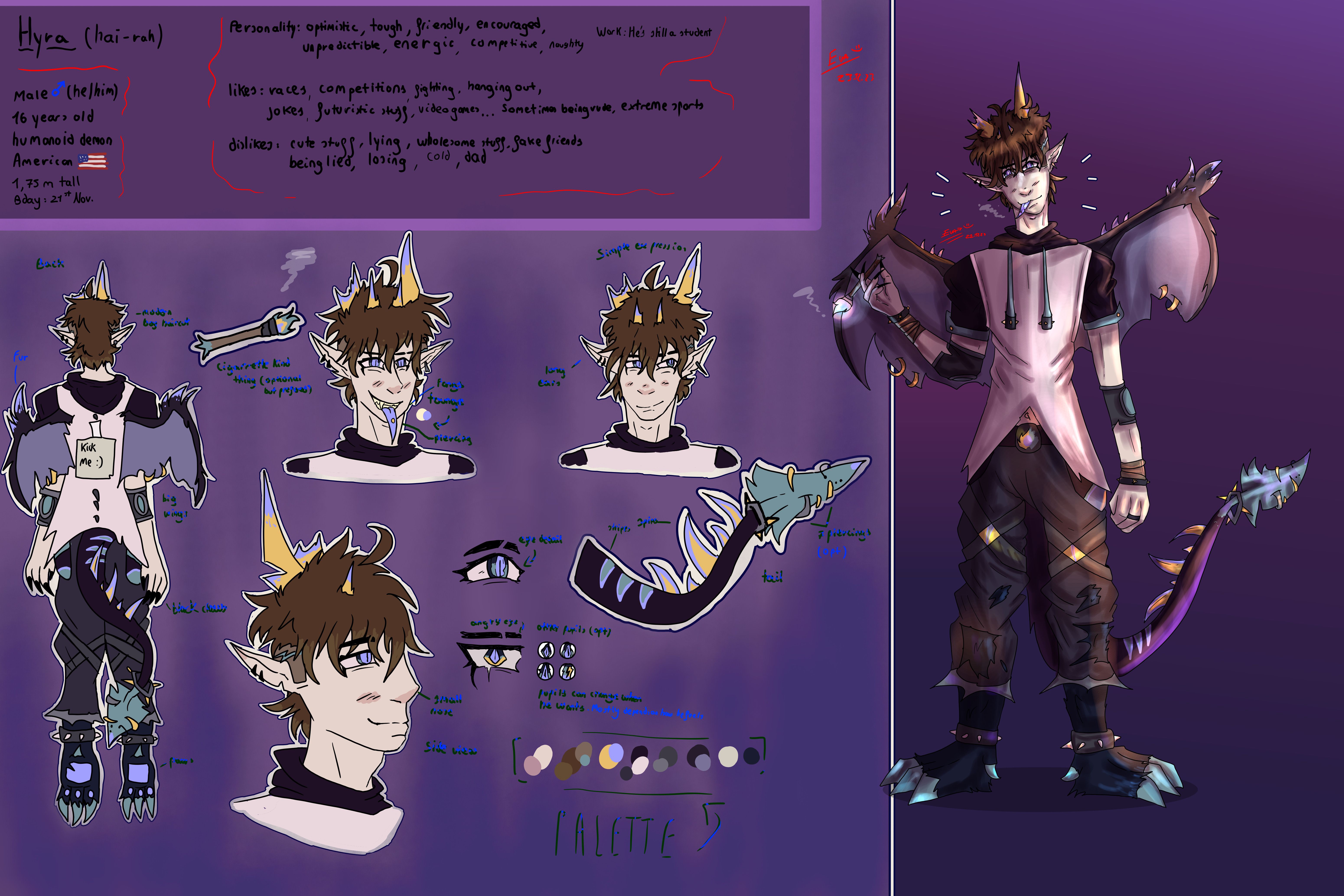 Hyra's ref 𝑬𝑽@ - Illustrations ART street