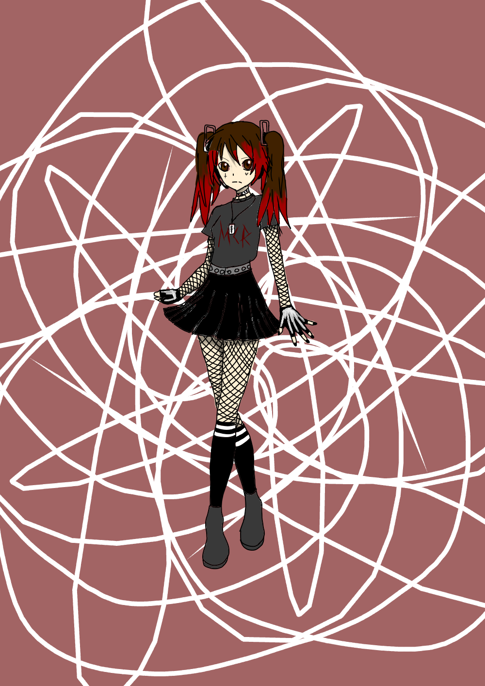 Goth miku uwu Lost_nyancat - Illustrations ART street