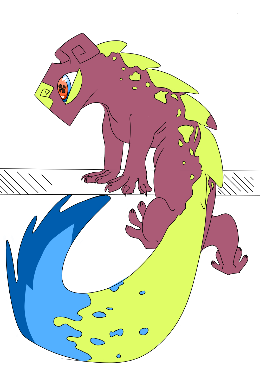 Colourful Lizard??? creativeweeb - Illustrations ART street