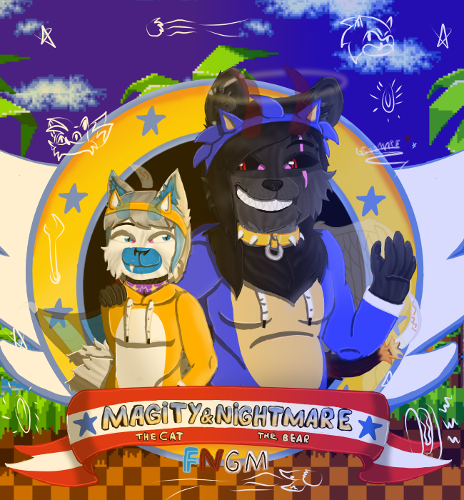 Sonic Crossplay GrizzMare 🐻 - Illustrations ART street