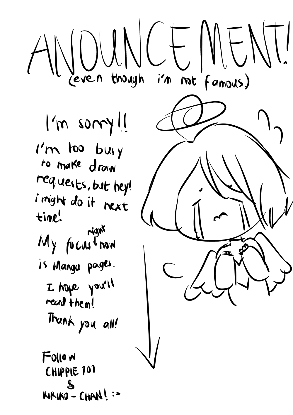 ANOUNCEMENT!!! Ririko-chan - Illustrations ART street