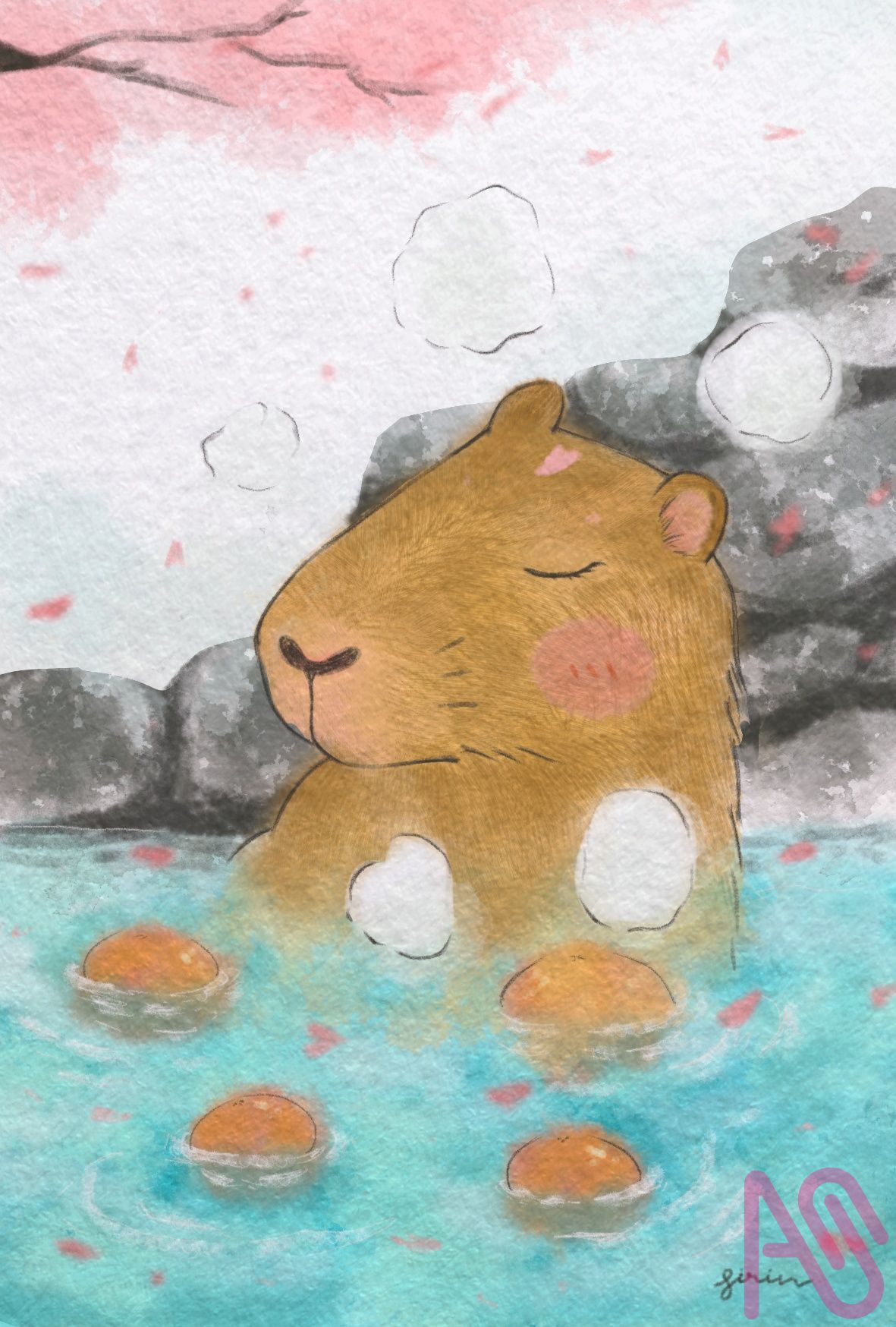 Capybara SIRiN - Illustrations ART street