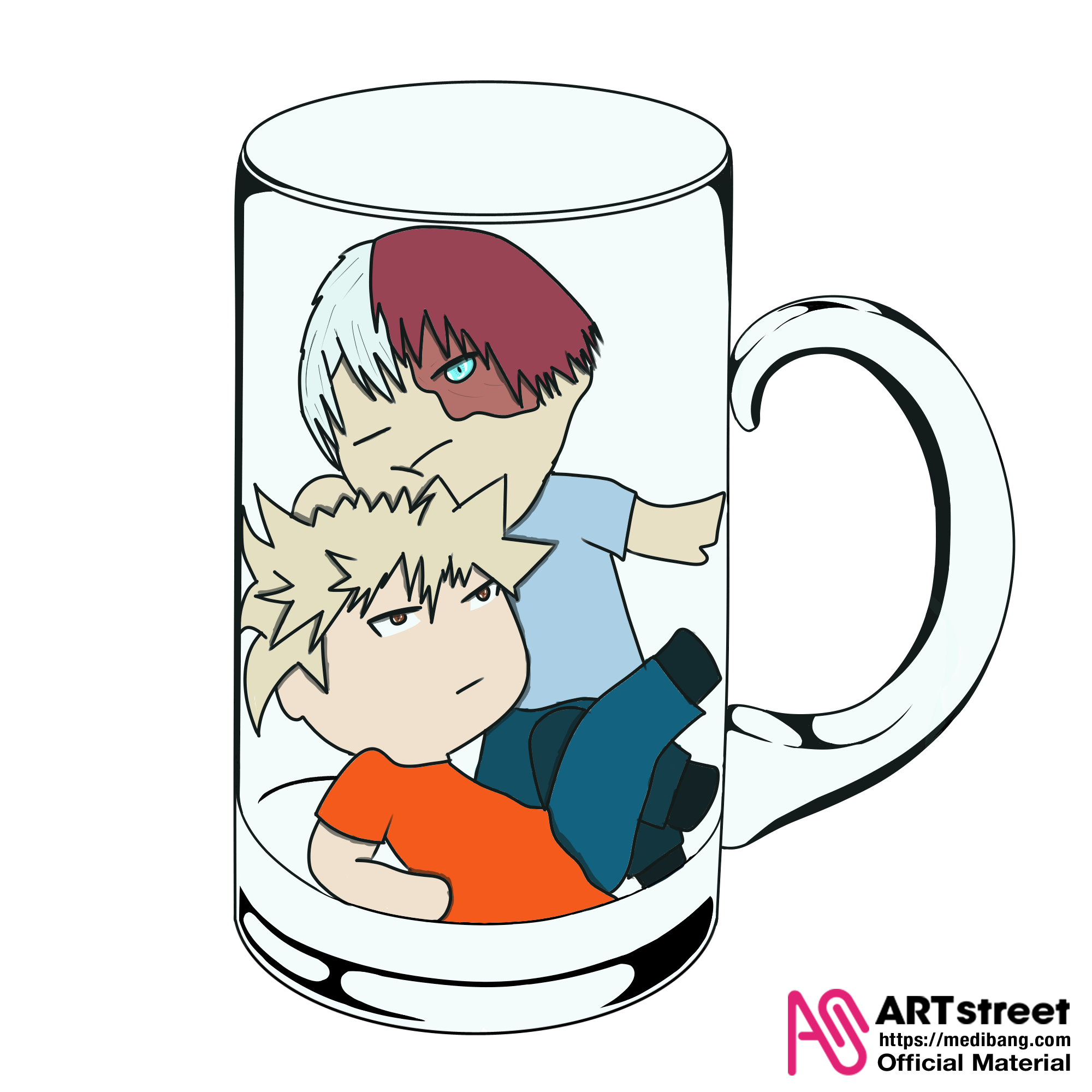 bakugou and tadaroki Kod0me - Illustrations ART street