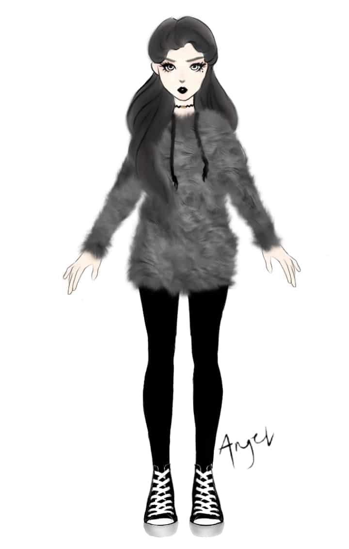 2nd fashion Girl Angel_Hana🌺 - Illustrations ART street