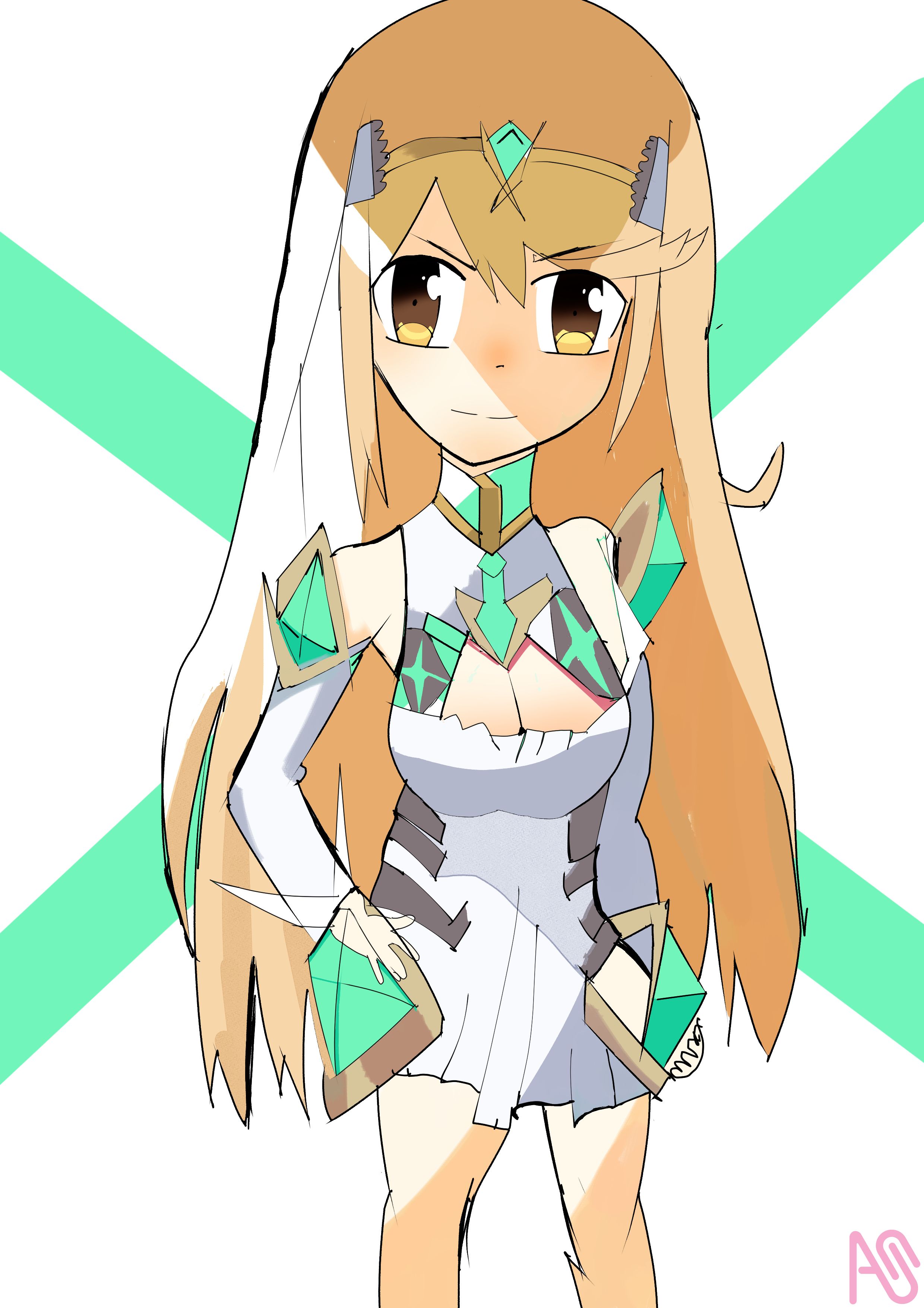 Mythra Sakura Drops - Illustrations ART street