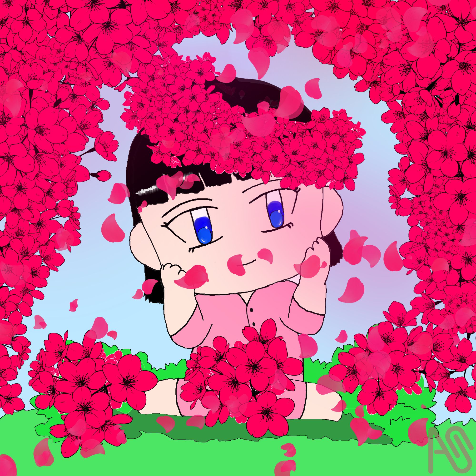 Flower garden NAAZ - Illustrations ART street