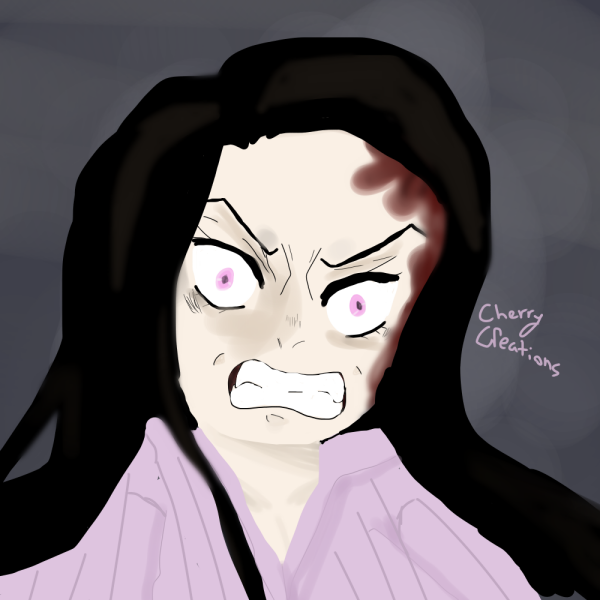 Nezuko scene redraw Cherrycreations - Illustrations ART street