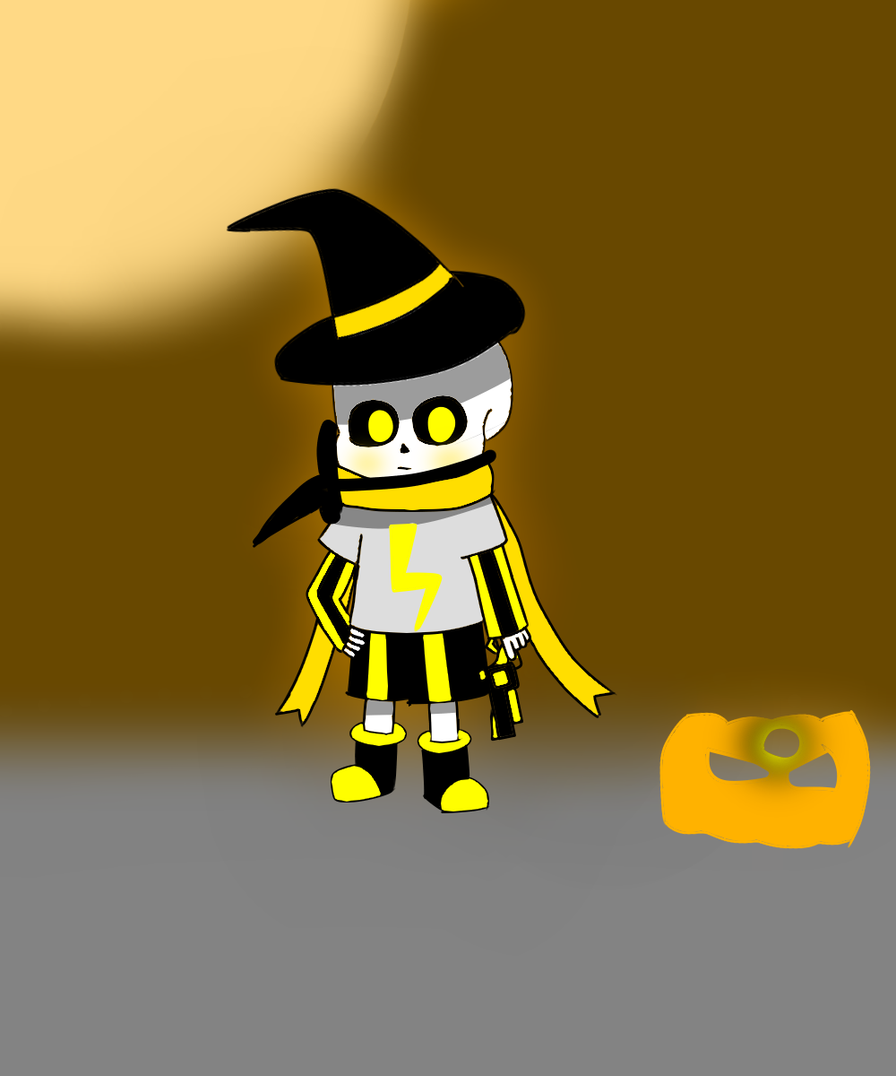 Halloween costume Volt sans - 插图 ART street