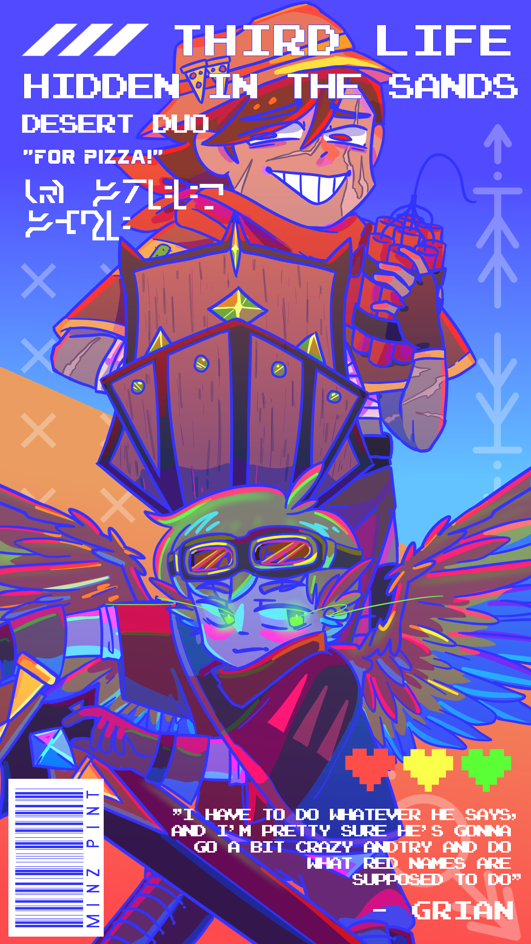 Desertduo: 3rd Life Minz Pint - Illustrations ART street