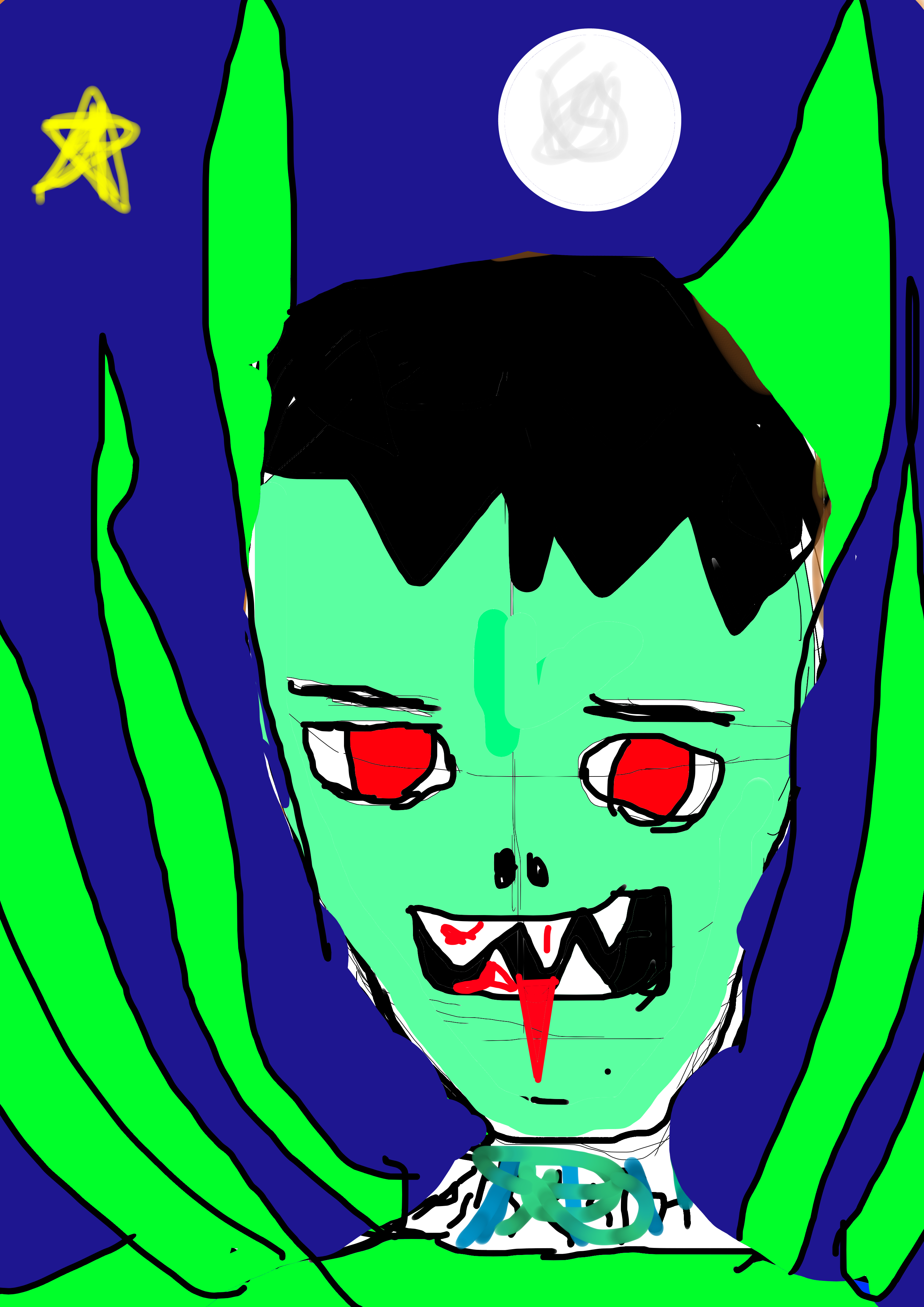 The night monster RoosterPlayzz - Illustrations ART street