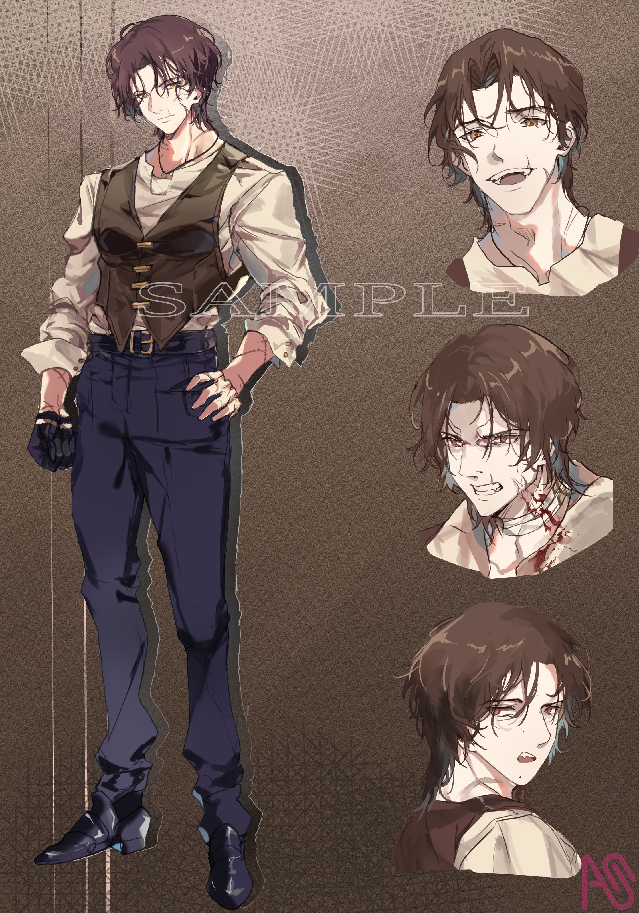 character sheet thorkell_40k - Illustrations ART street