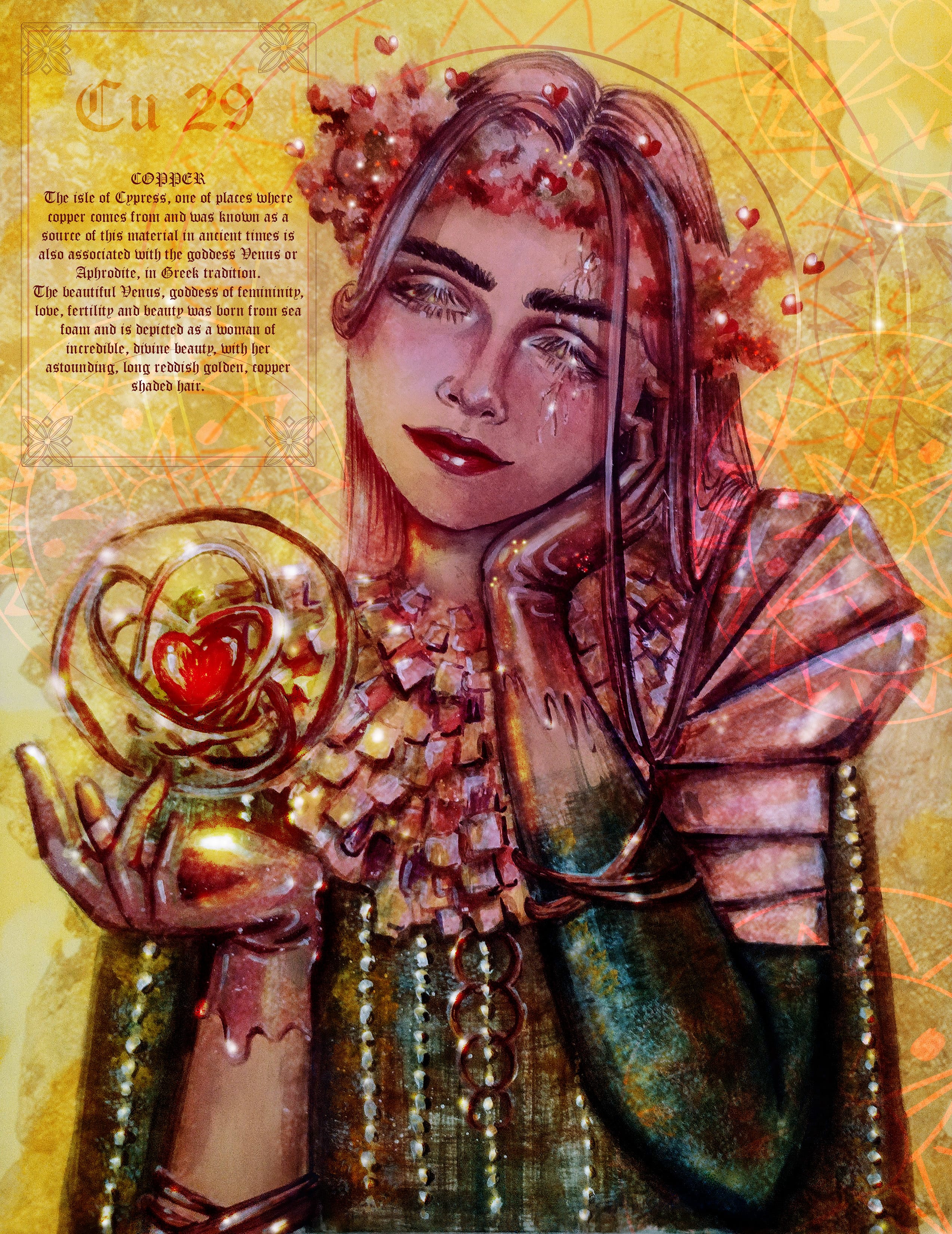 Copper, the goddess of love twelvB - Illustrations ART street