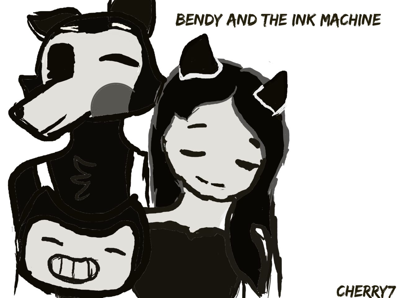 bendy and the ink machine cherry8 - Illustrations ART street