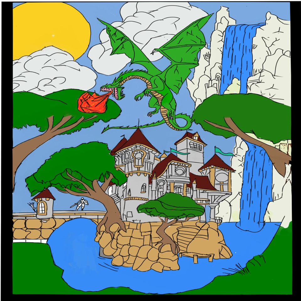 Dragons grotto Fesart - Illustrations ART street