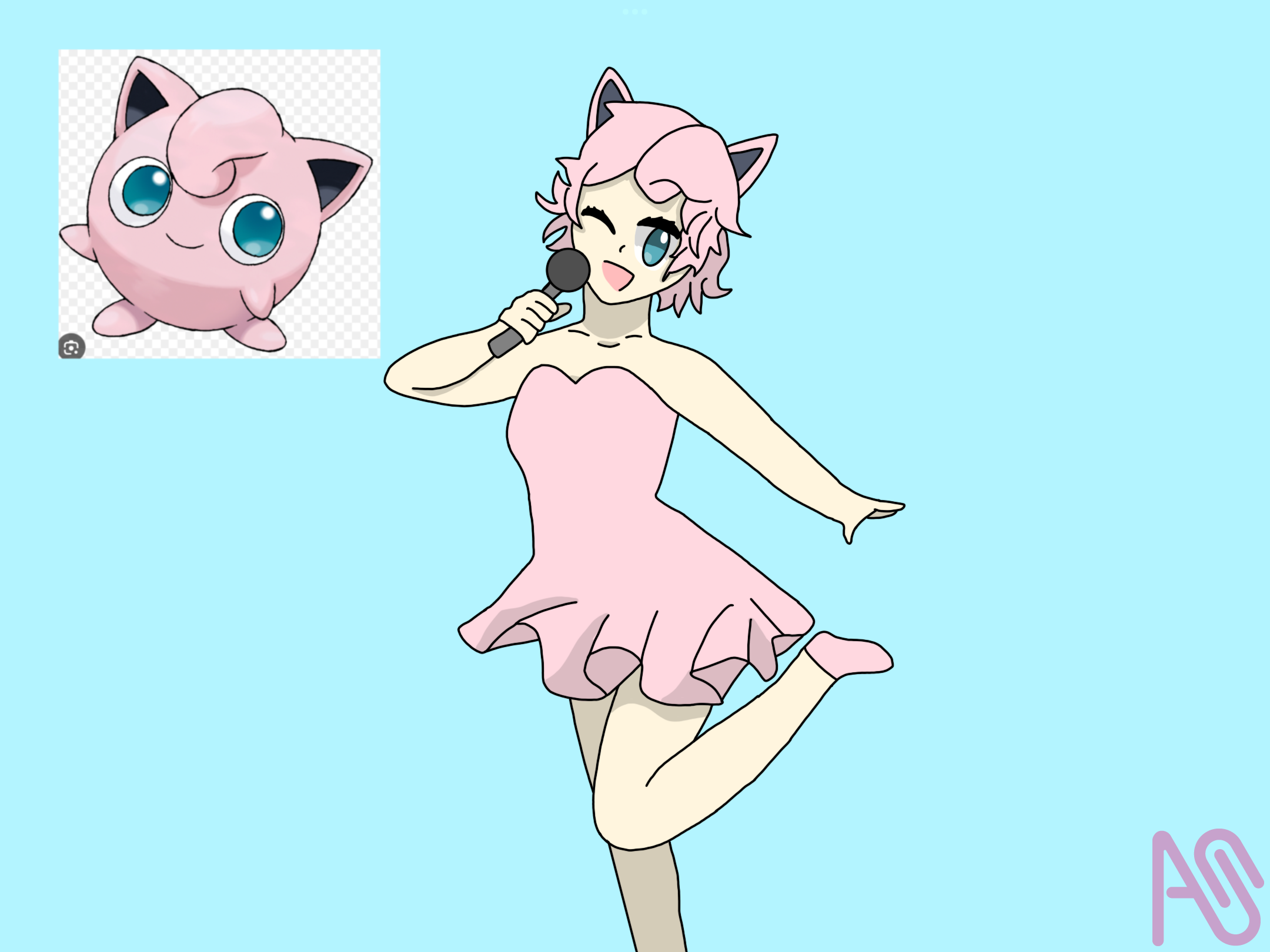 Art prompt: Jigglypuff Goldenhuskey321 - 插图 ART street