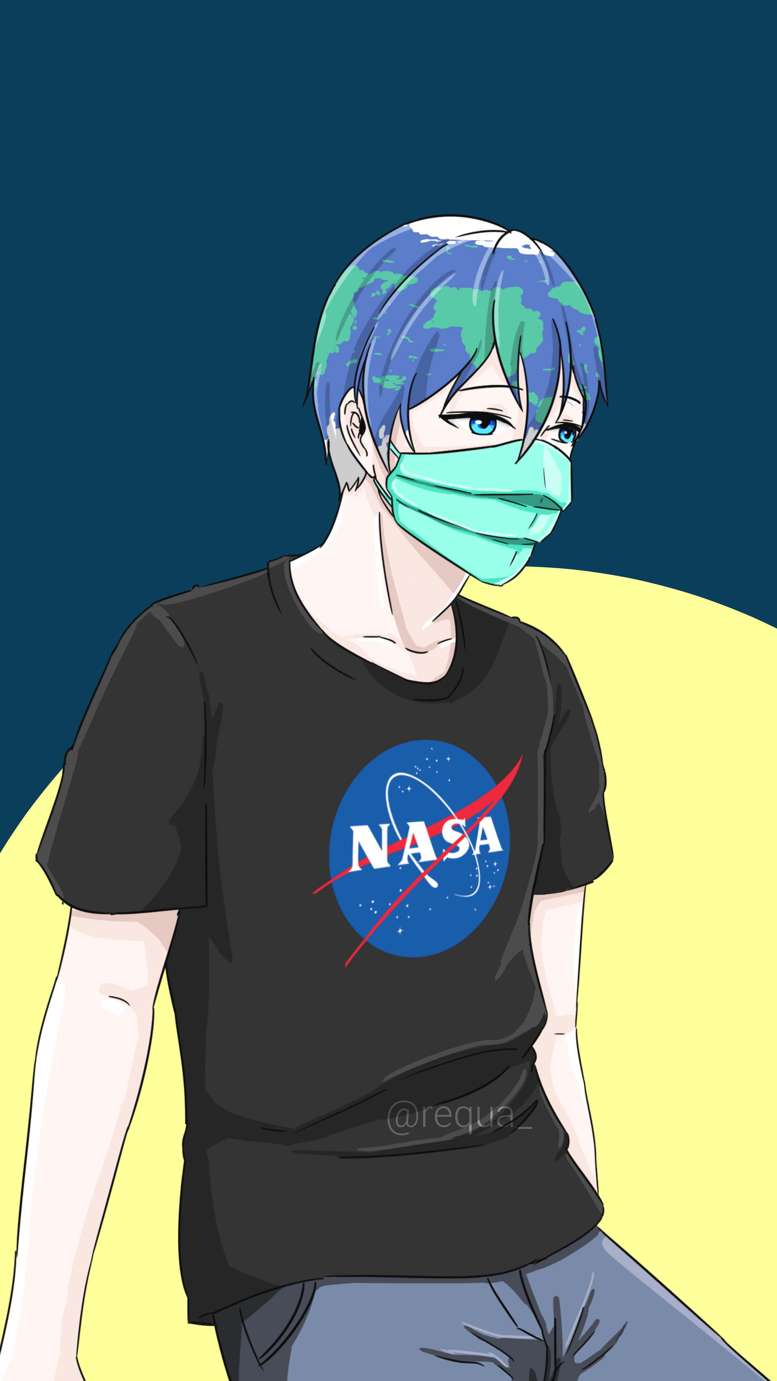 Earth-kun GhostyRoe - Illustrations ART street