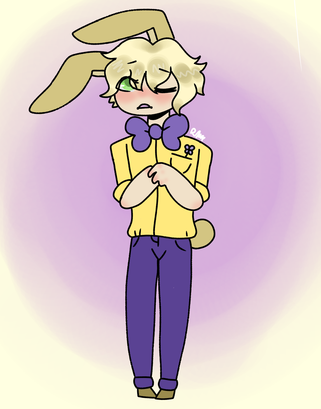 Springbonnie as a human DizzyDream - 插畫 ART street