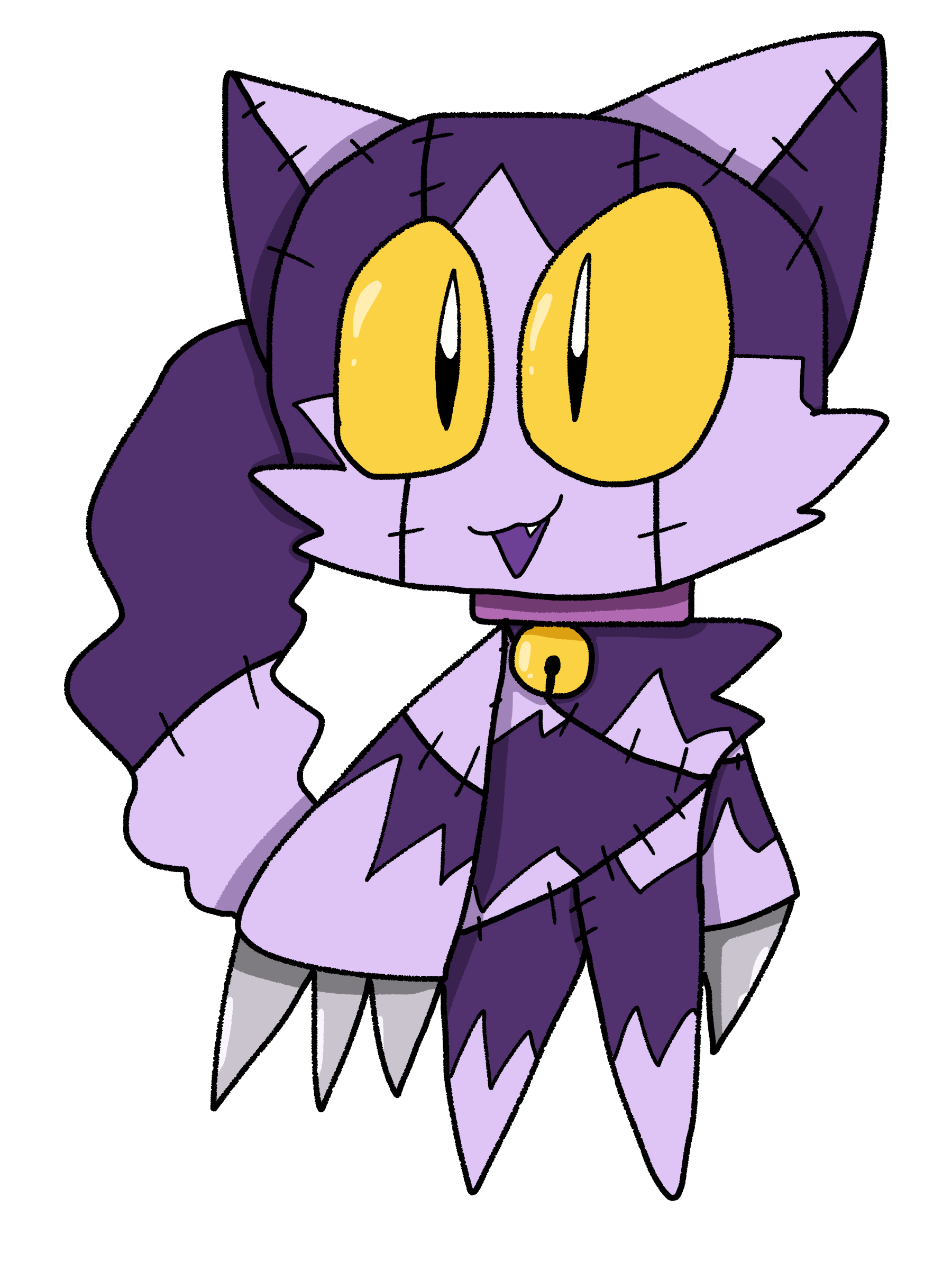 Fakemon- Ragcat Spectre/GadgetCoat83 - Illustrations ART street