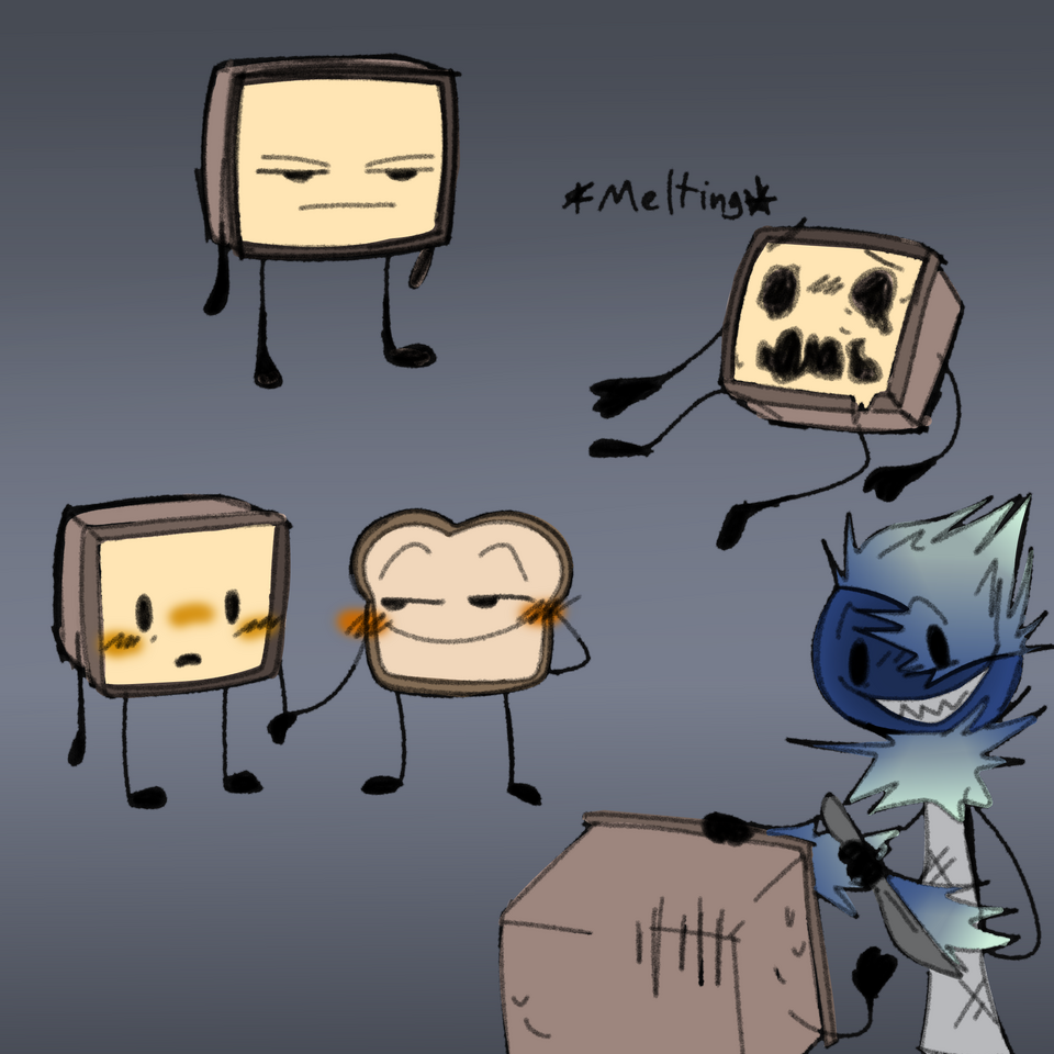 Object Head Oc TV Head #fanartdrawing #fan #art #drawing #thoughts | Tv ...
