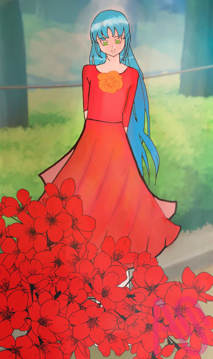 Beautiful red NAAZ - Illustrations ART street